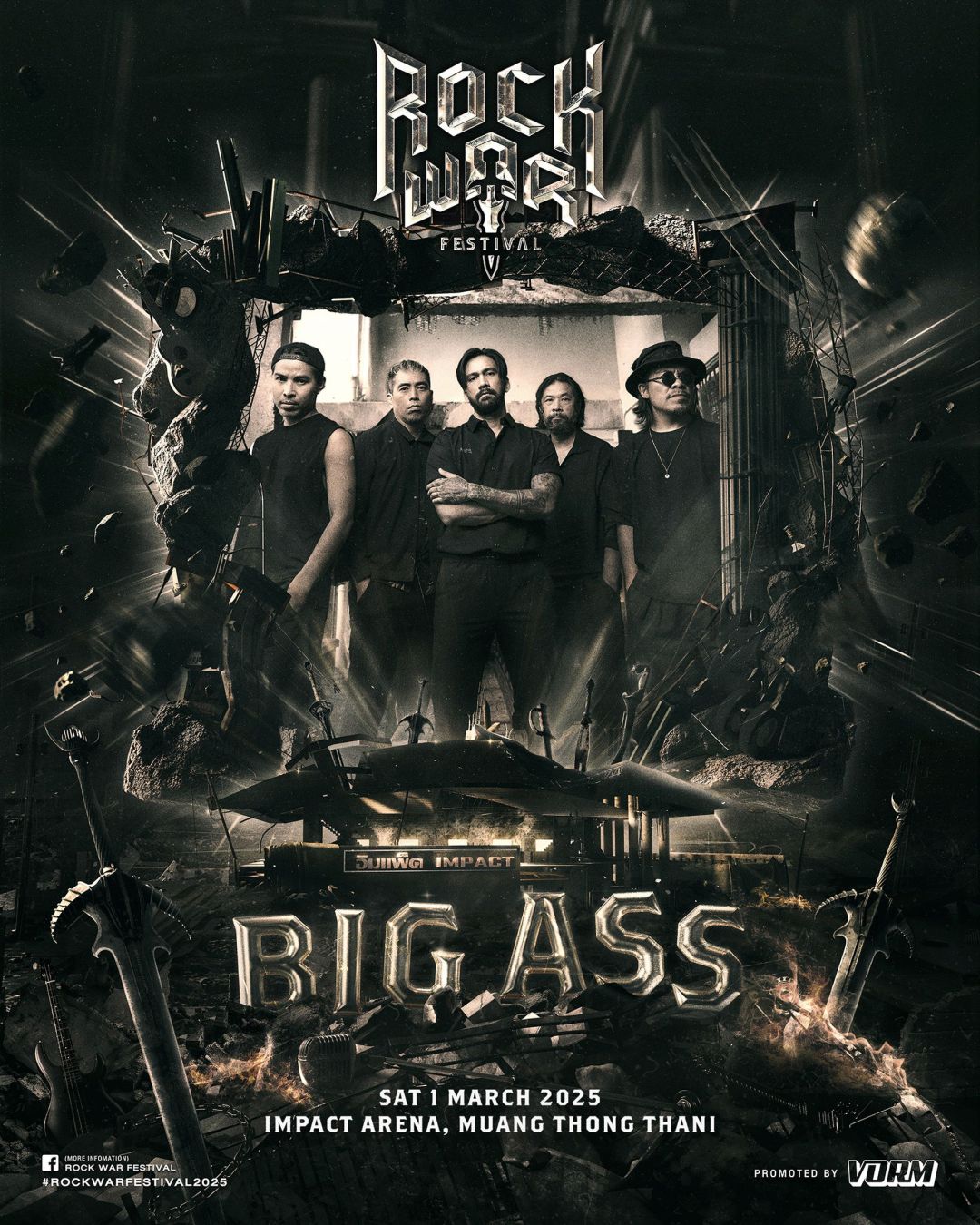 บันเทิง - 'ROCK WAR' เทศกาลดนตรีที่รวม 5 ขุนพลเพลงร็อกบนเวทีเดียวกัน ...