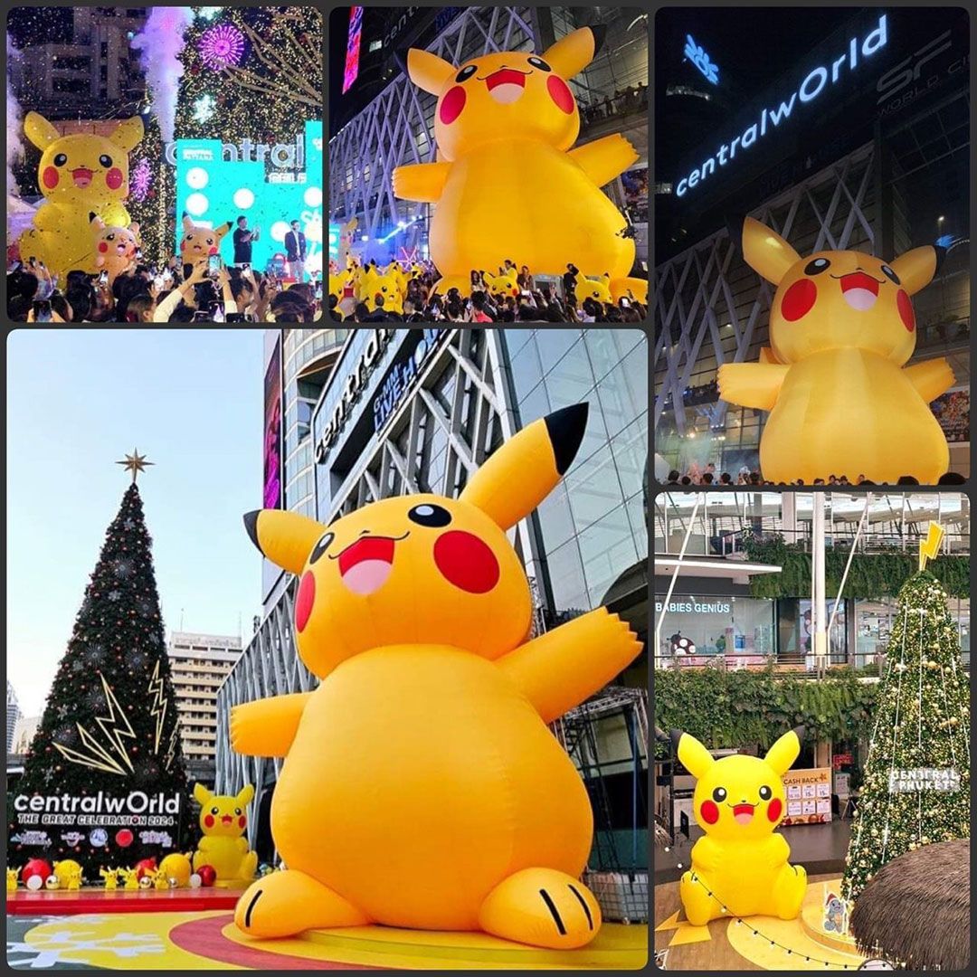 ผู้หญิง - เช็คอิน-แชะภาพกับเหล่ากองทัพ 'Pikachu Balloon' ฝีมือคนไทย กว่า 60 ตัว หน้า centralwOrld
