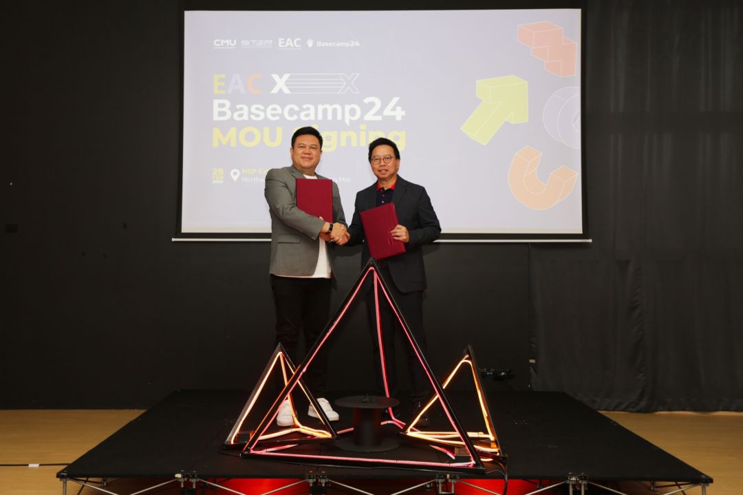 ผู้หญิง - มช.เสริมทัพ จับมือกลุ่มนักลงทุน EAC ลุยสตาร์ทอัพโปรแกรม 'Basecamp24'