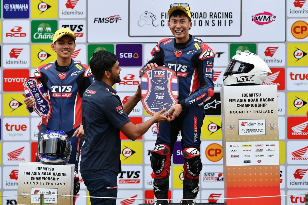 กีฬา - นักบิดไทยกระหึ่มเอเชีย! ‘นครินทร์’ผงาดโพเดี้ยม